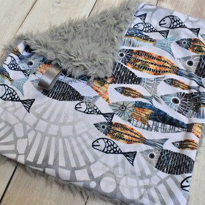 Fish Lovey - Fish Mini Baby Blanket - Fish Baby Gift - Fish Security ...