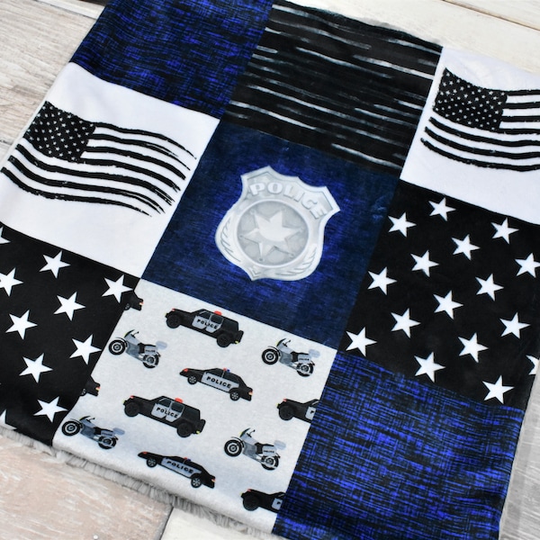 Police Officer Quilt - Etsy