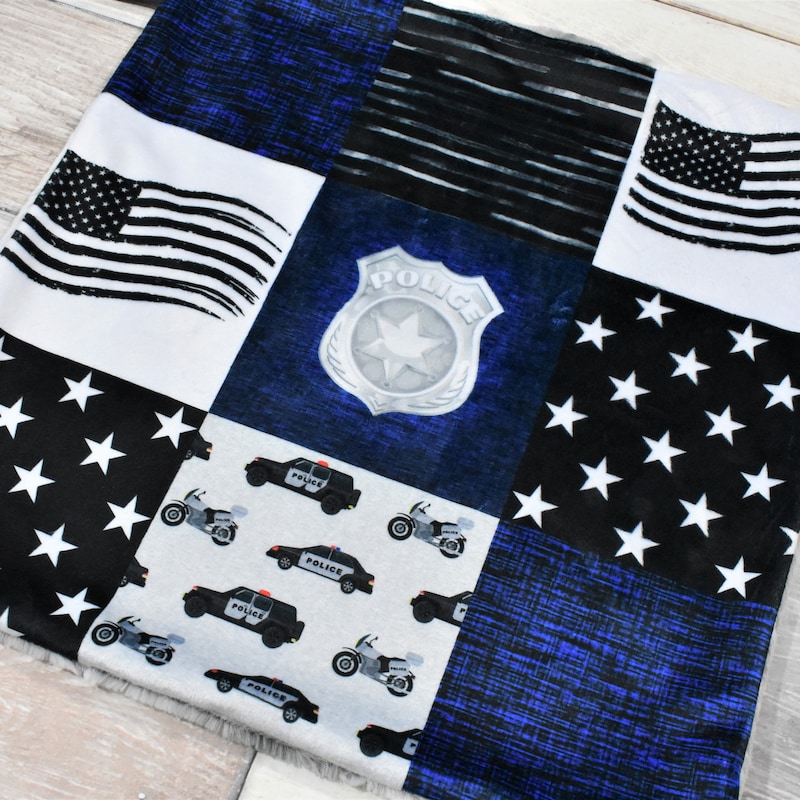 Police Officer Quilt - Etsy
