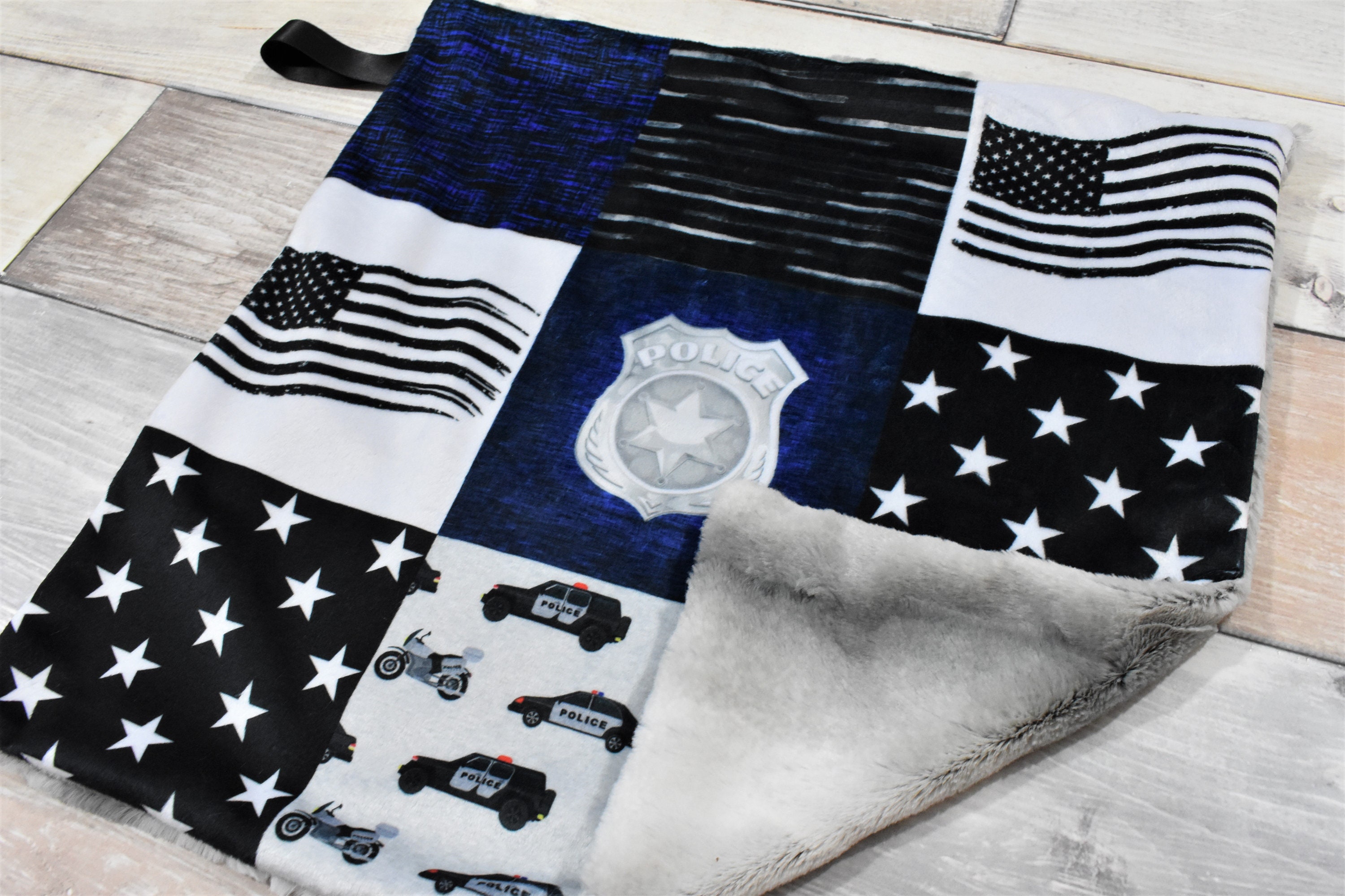Police Lovey - Police Mini Blanket - Cop Lovey - Law Enforcement Lovey ...