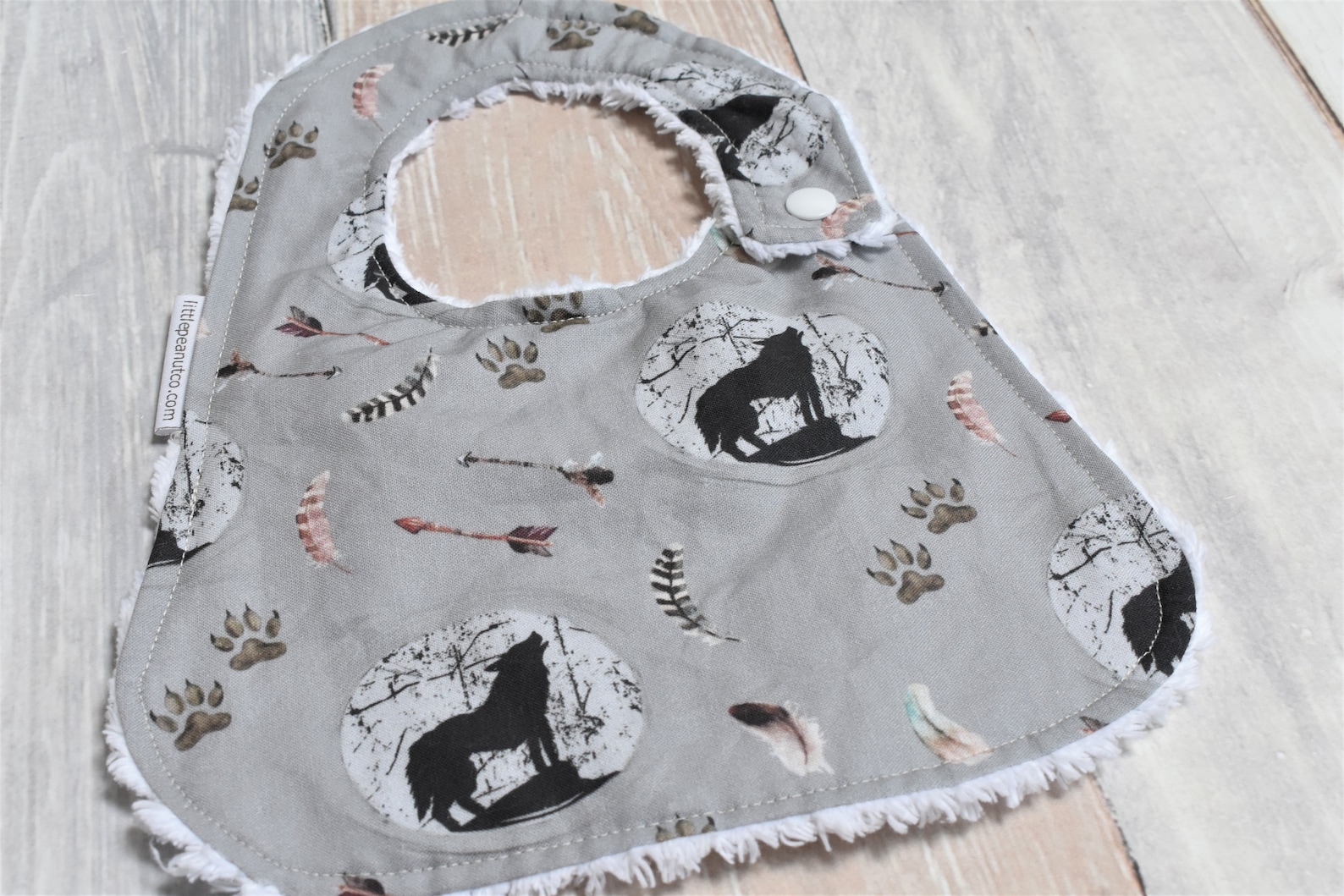 Wolf Bib Wolf Burp Cloth Wolf Baby Gift Wolf Baby Shower | Etsy