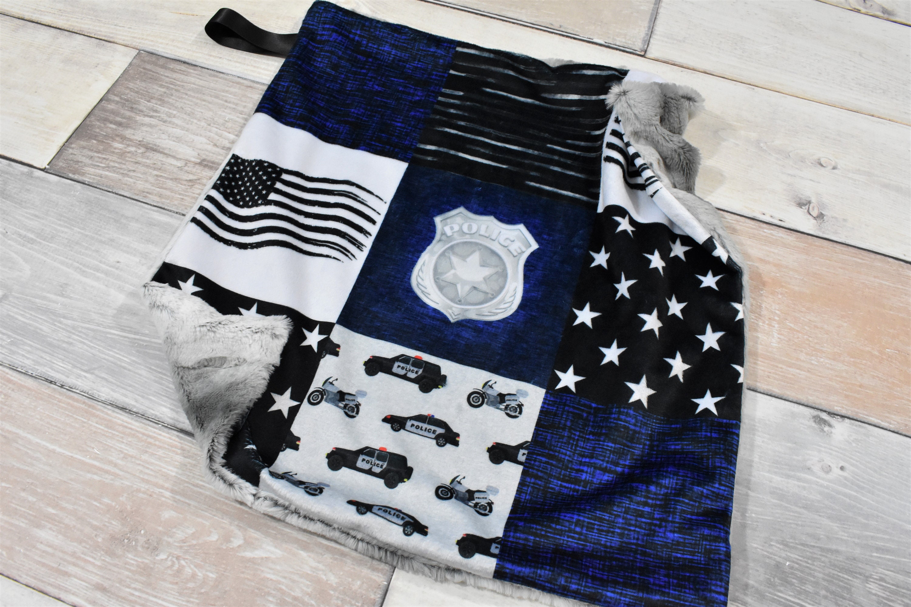 Police Lovey - Police Mini Blanket - Cop Lovey - Law Enforcement Lovey ...