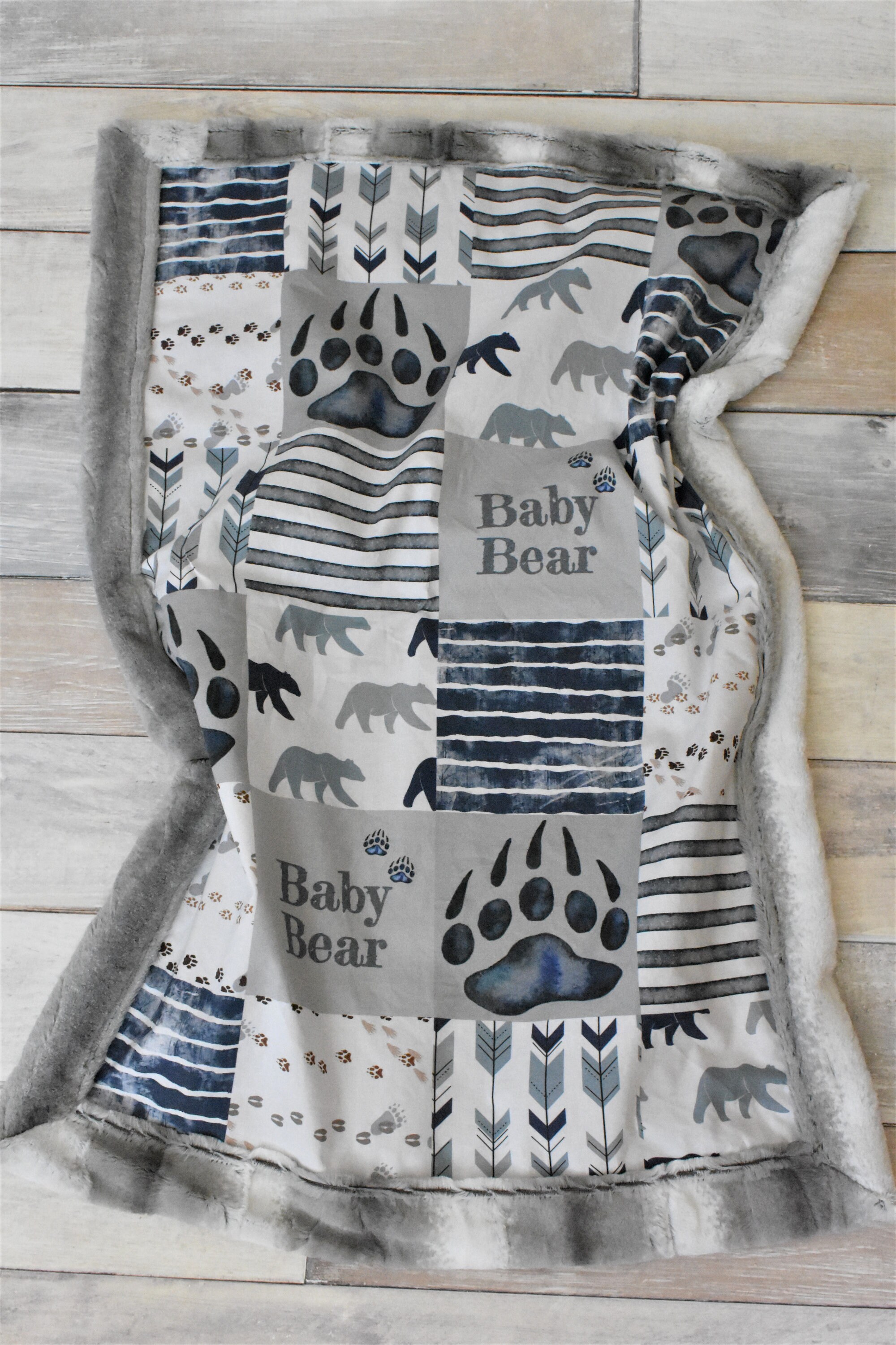 Baby Bear Blanket Bear Blanket Bear Paw Blanket Bear | Etsy