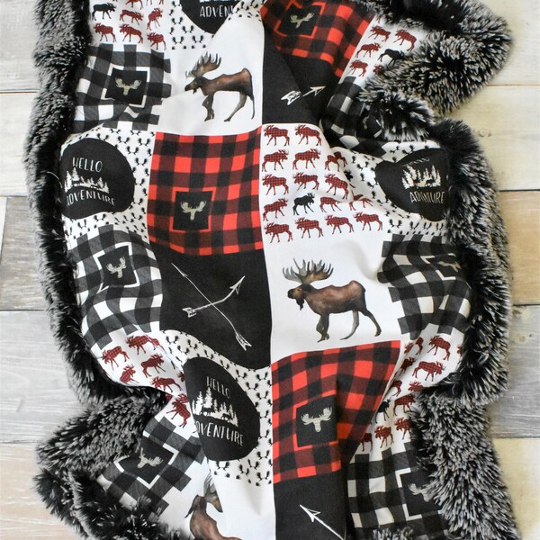 Buffalo Plaid Moose - Etsy