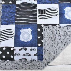 Police Baby Blanket - Law Enforcement Blanket - Police Baby Gift ...