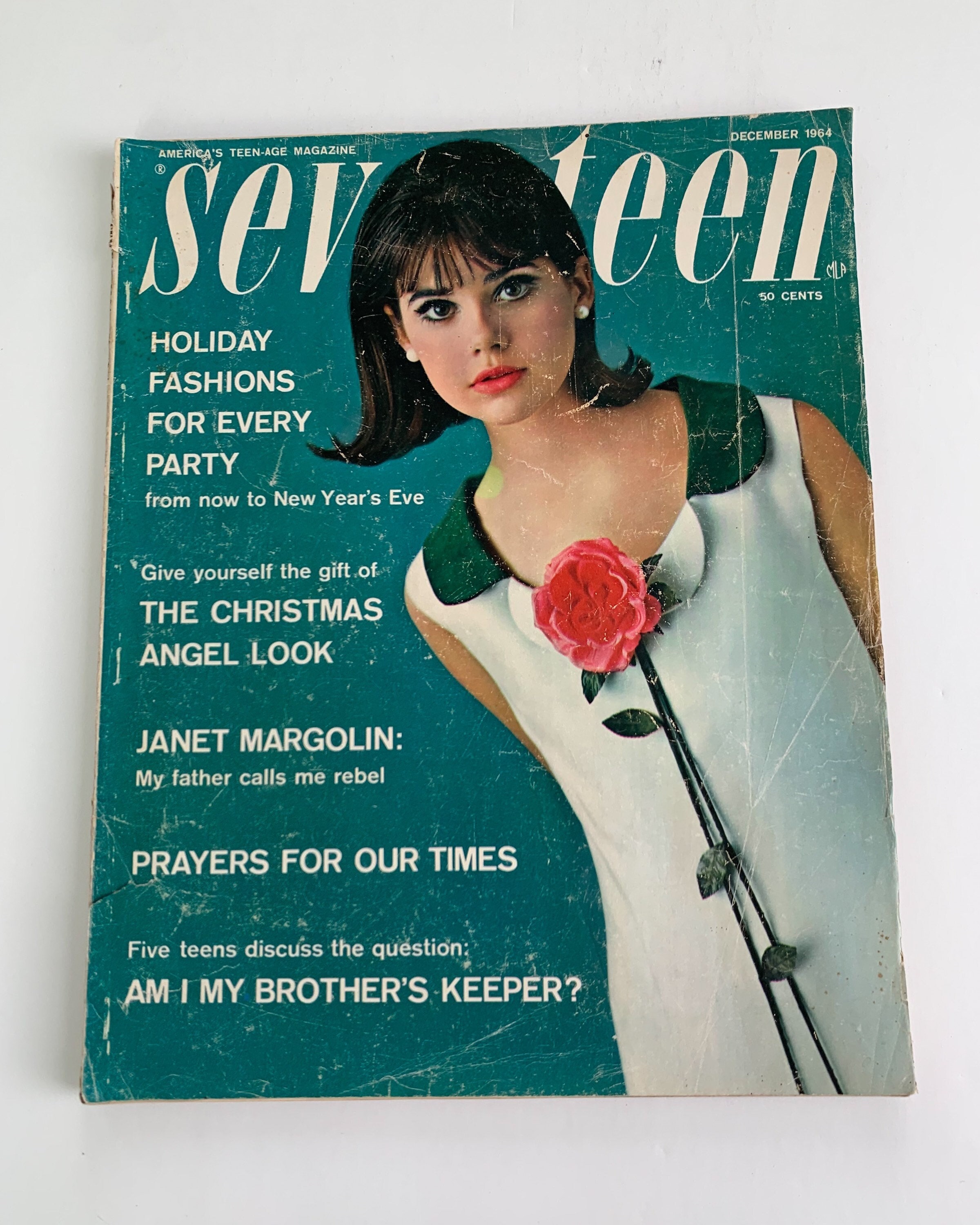 Vintage Seventeen magazine December 1964, Colleen Corby cover