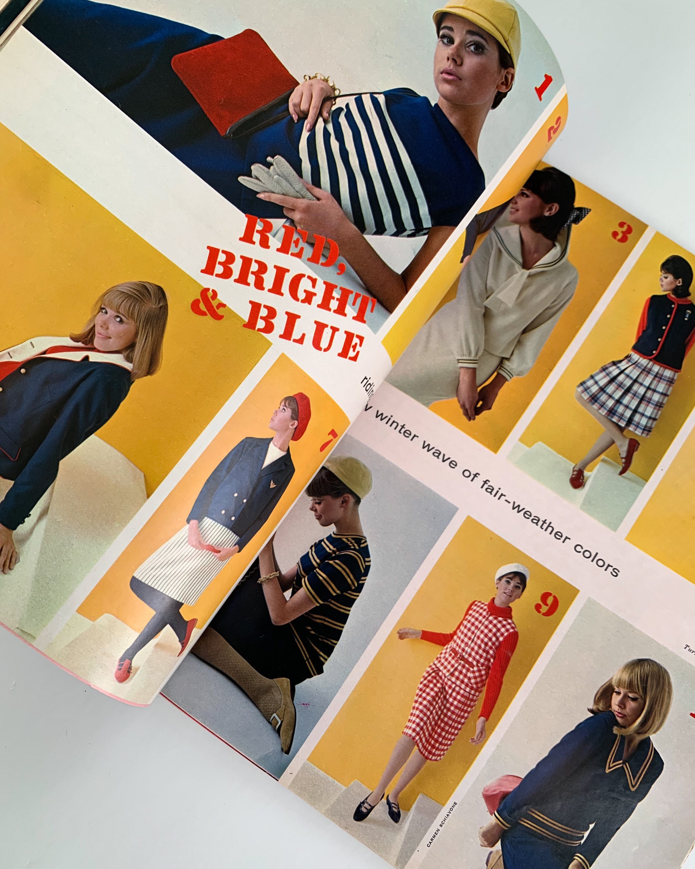 Vintage Seventeen magazine December 1964, Colleen Corby cover