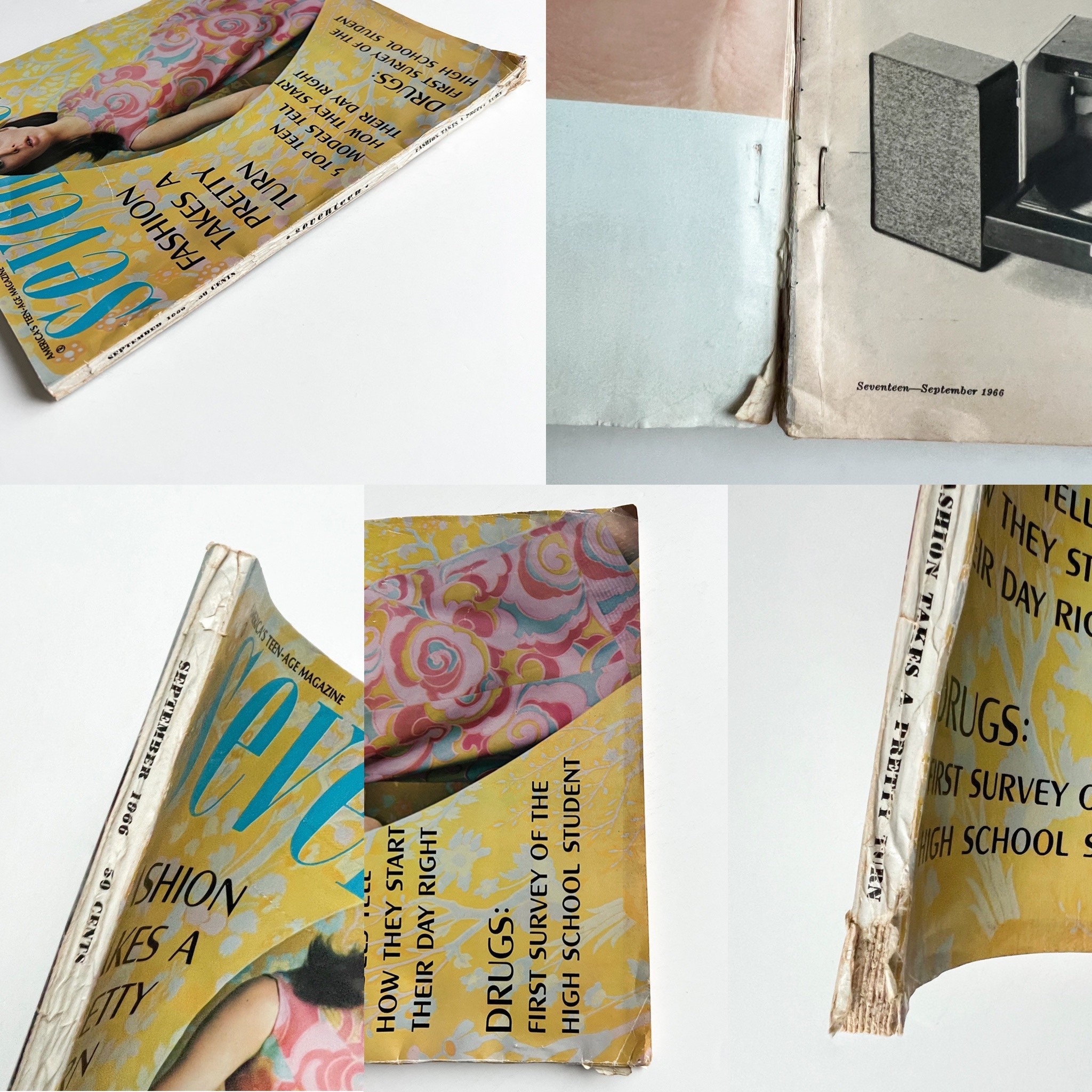 Vintage Seventeen Magazine, September 1966