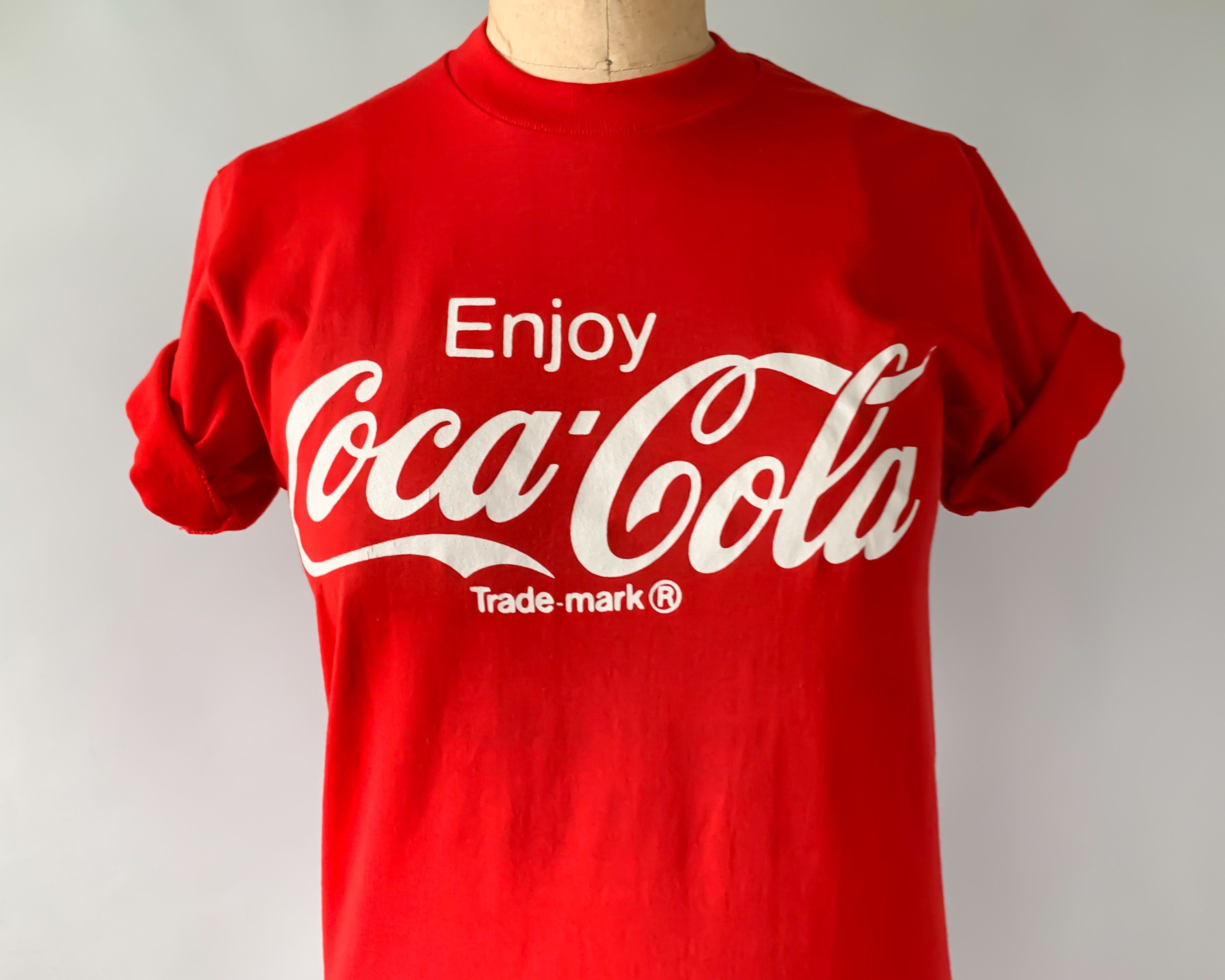 Vintage 1980s 1990s red Coca Cola tee / Extra Small XS Small S