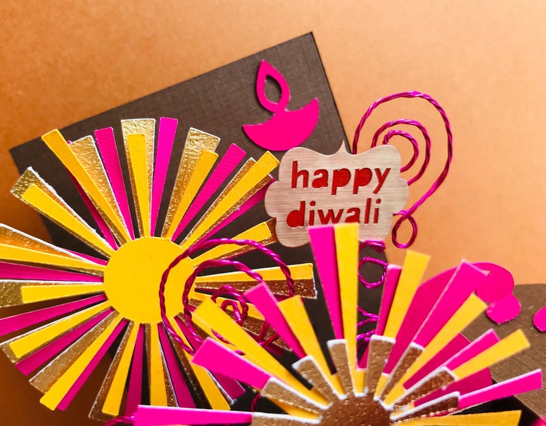 Diwali Card Pop up With Envelopes - Etsy
