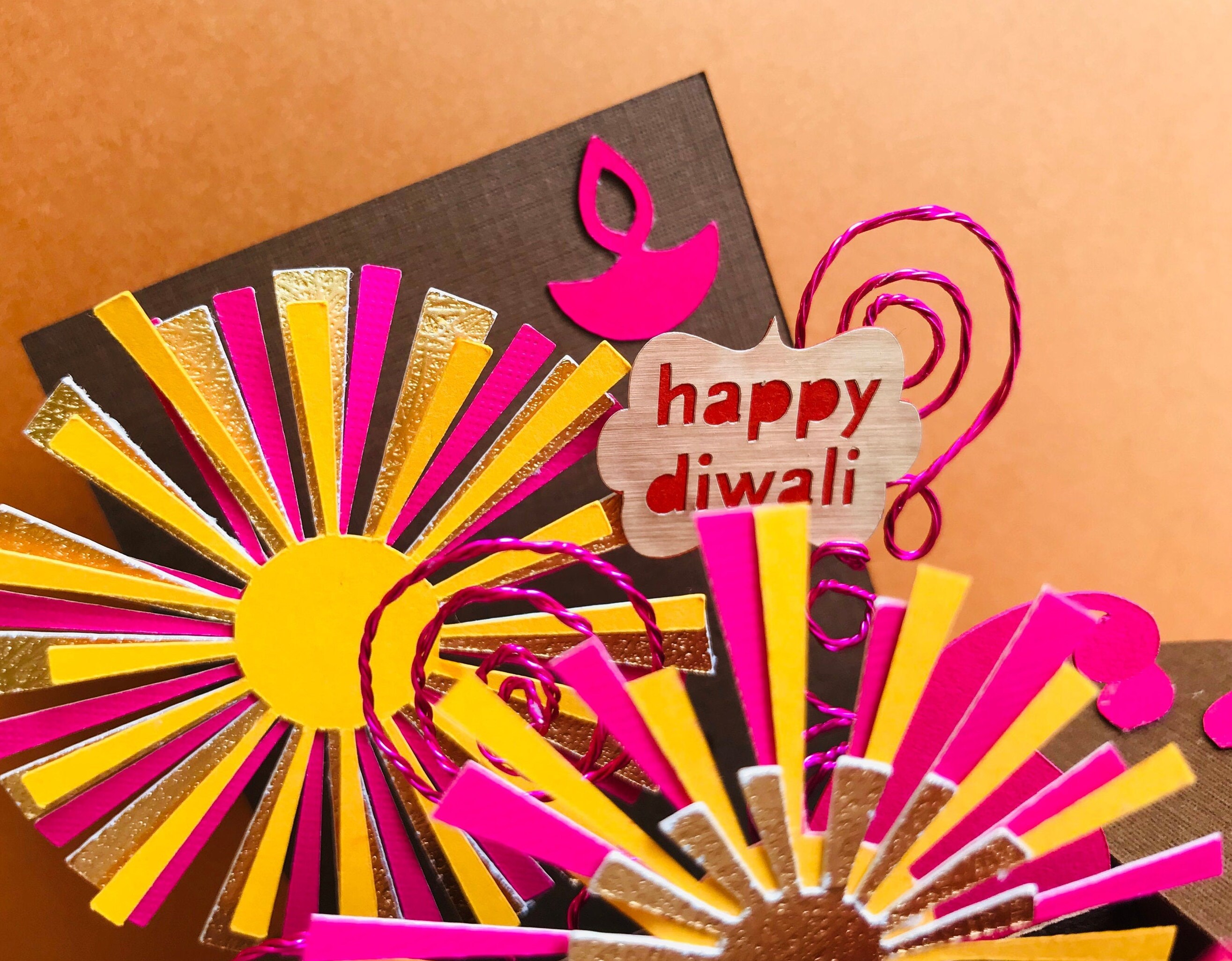 Diwali Card Pop up With Envelopes - Etsy