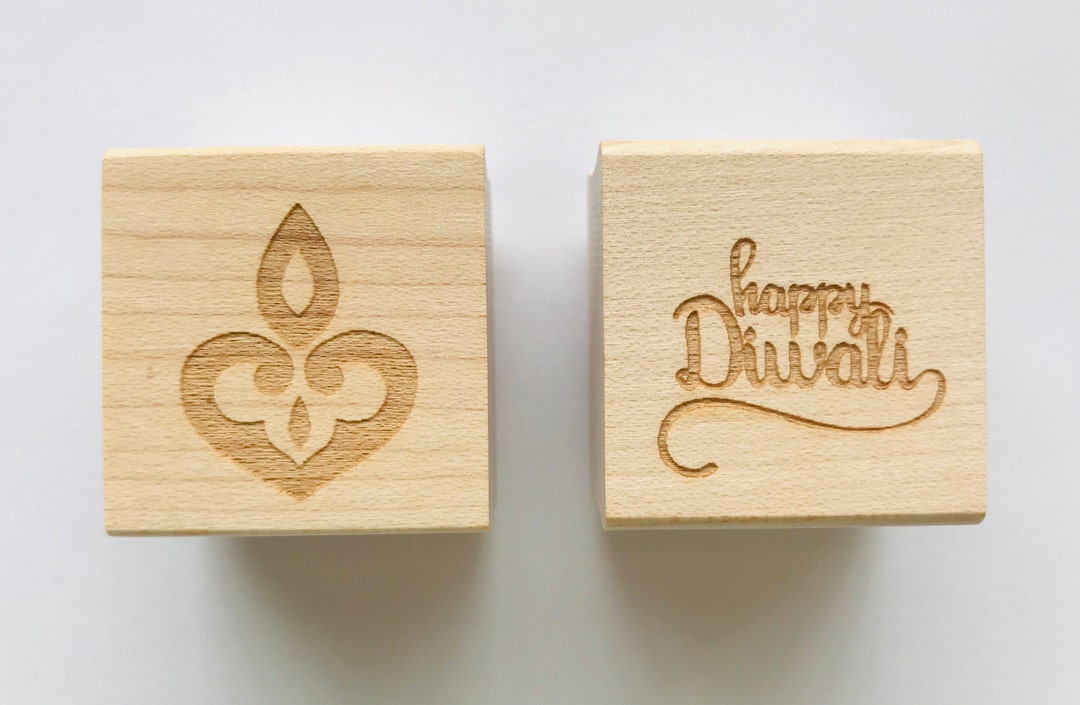 Diwali Rubber Stamp for Crafts - Etsy