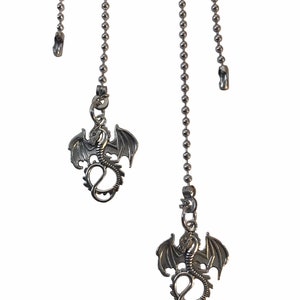 Flying Dragon Ceiling Fan Light Pull Chain Set of Two - Etsy