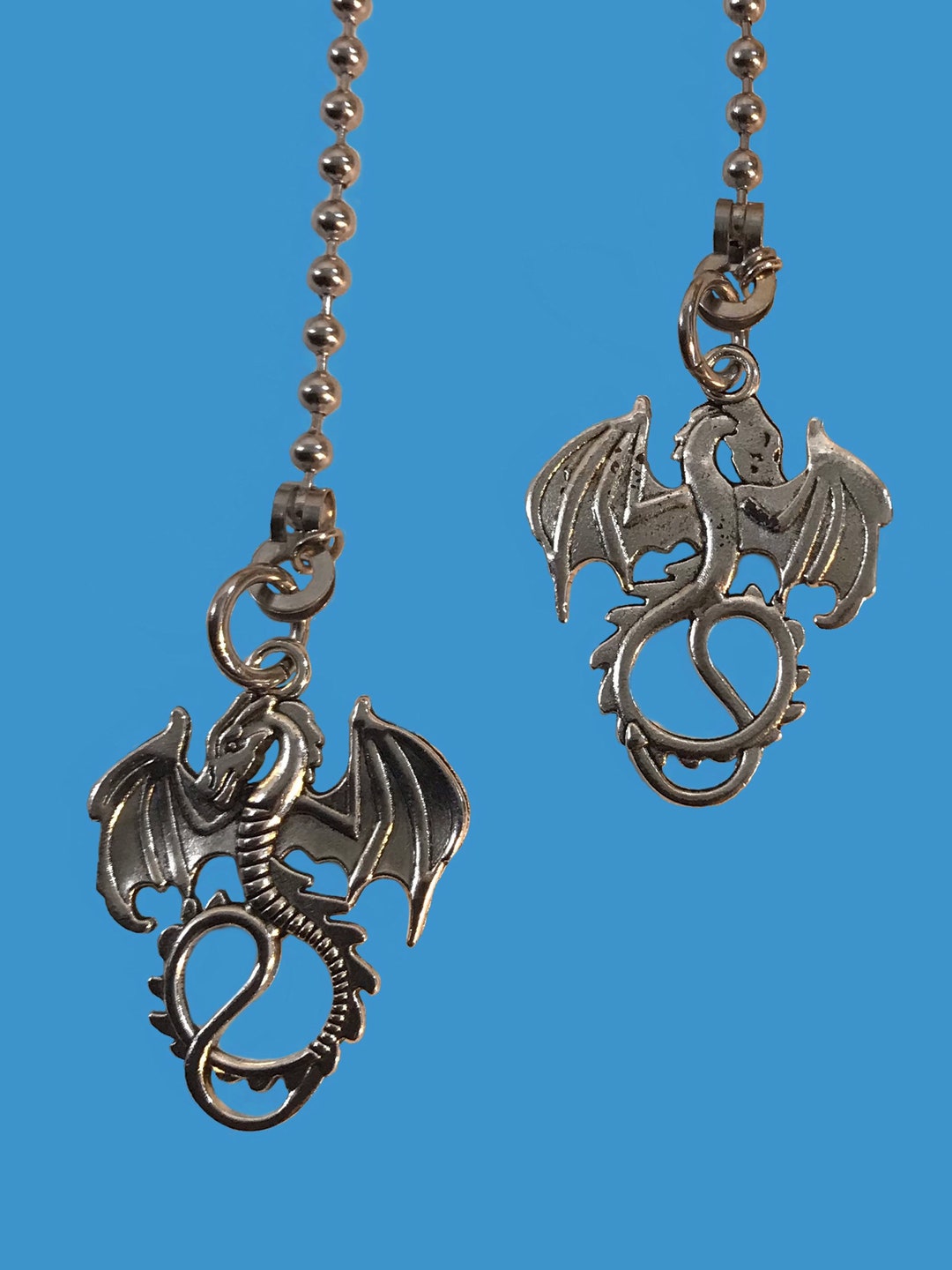 Flying Dragon Ceiling Fan Light Pull Chain Set of Two - Etsy