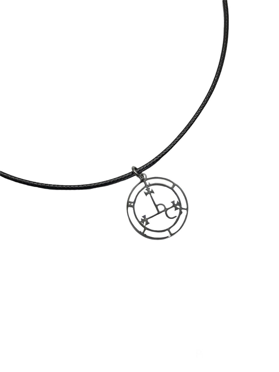 Adjustable Lilith Pendant Black Cord Necklace - Etsy