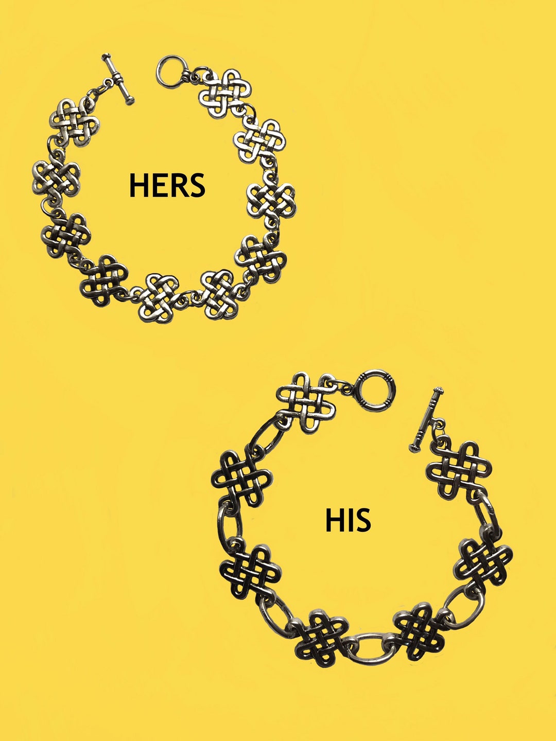 His and Her Couples Matching Eternity Infinity Forever Celtic - Etsy