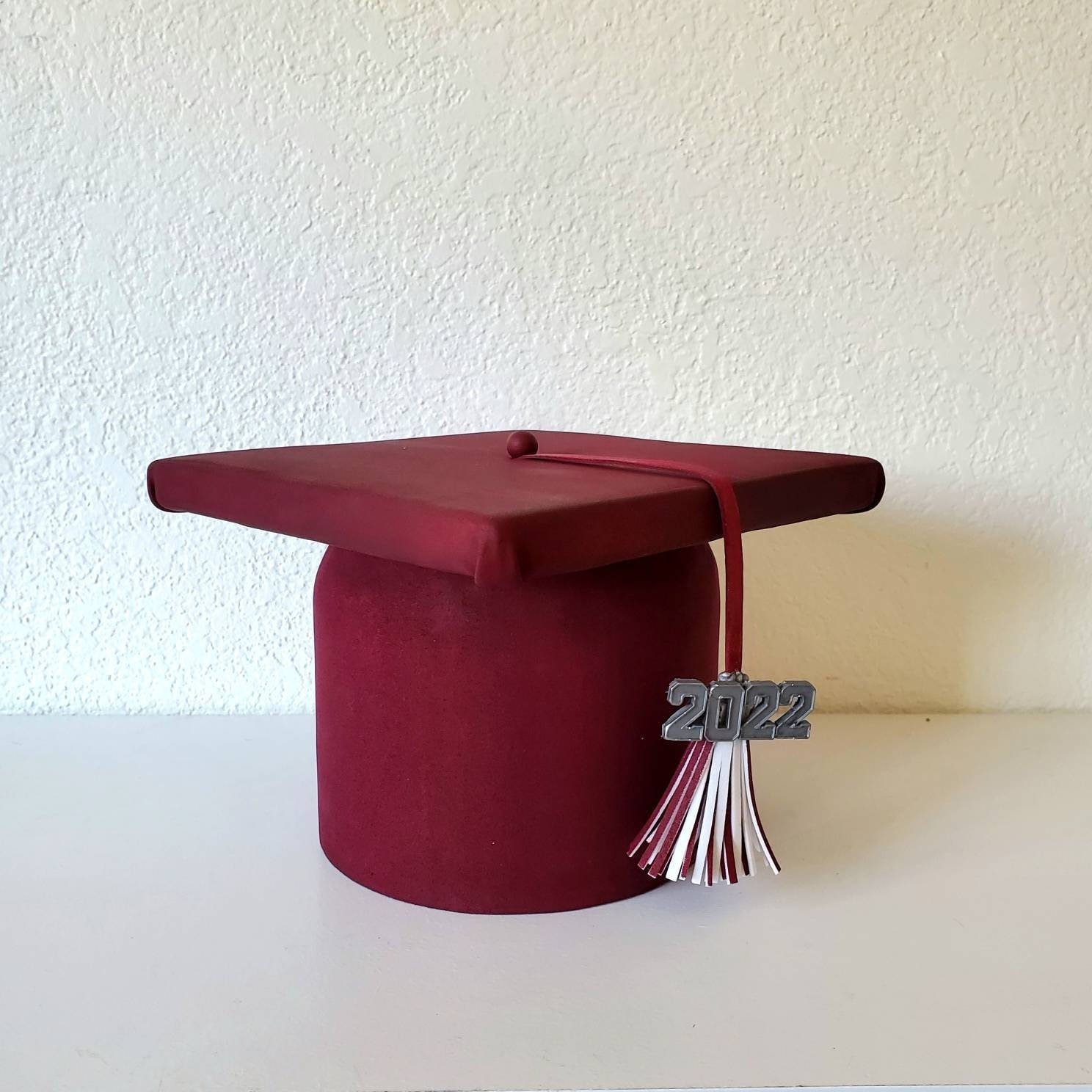 Red Graduation Cap And Diploma 2022
