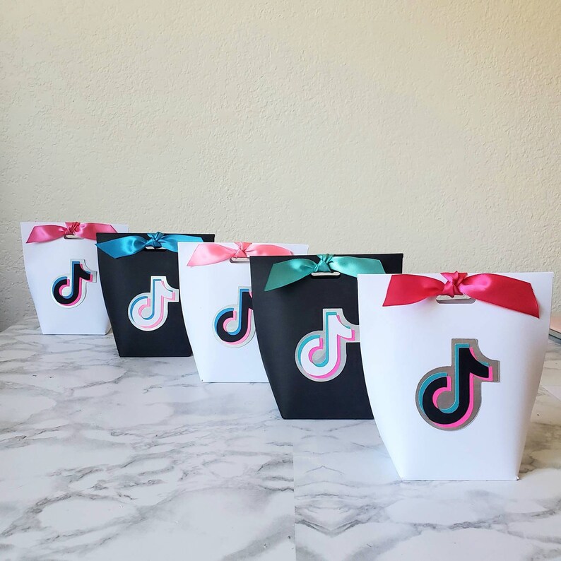 Tiktok Party Favor Bag Candy Bag Goodie Bag 5 Bags Per Etsy