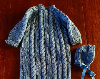 Knit Baby Bunting - Etsy