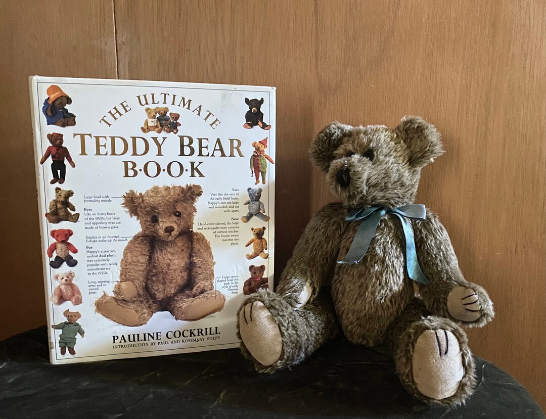 Stuffed Teddy Bear And Hardcover Book The Ultimate Teddy Bear Book