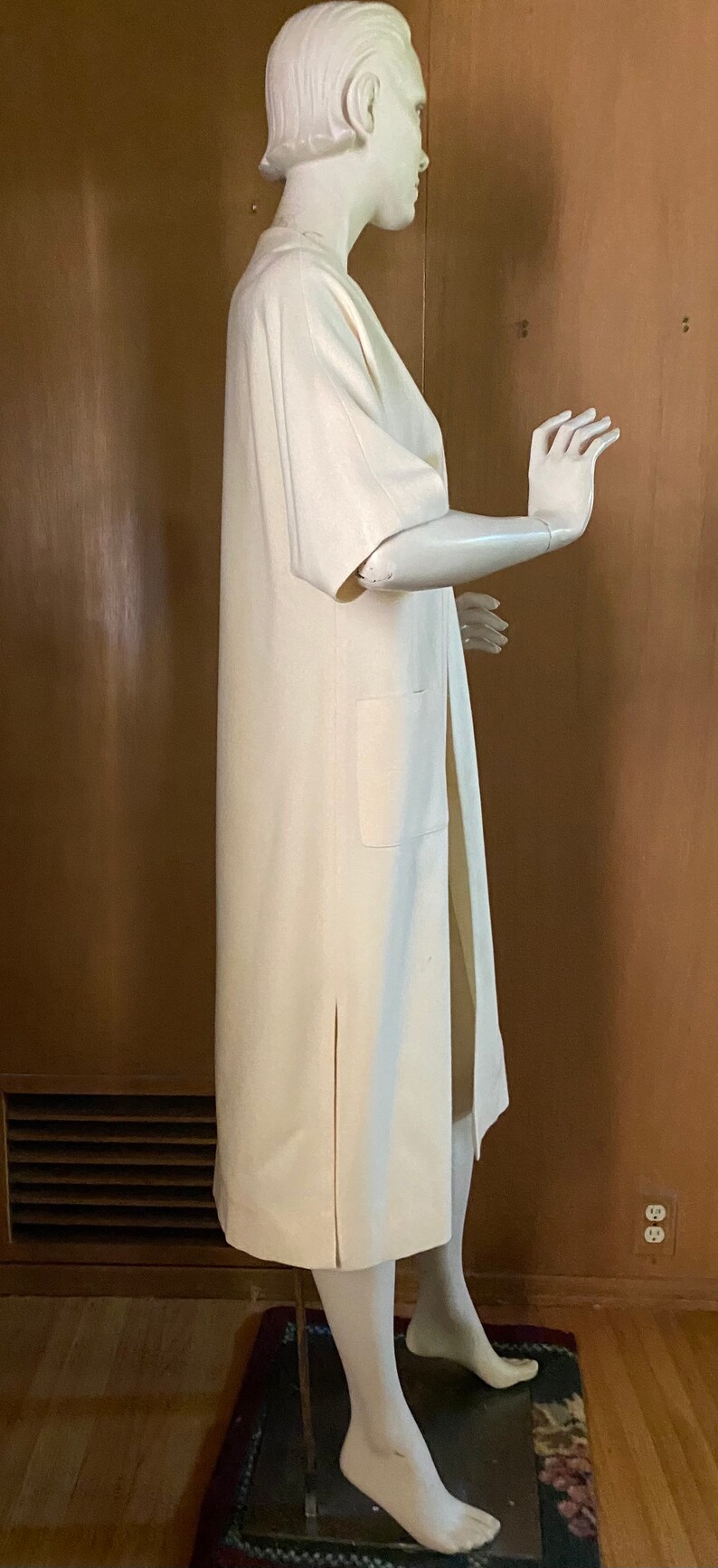 Lightweight Wool Coat Winter White Spring Summer Coat - Etsy