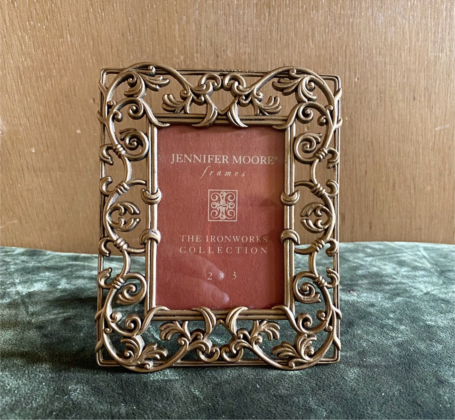 Embossed Metal Frame Antique Gold Jennifer Moore Iron Works Collection ...