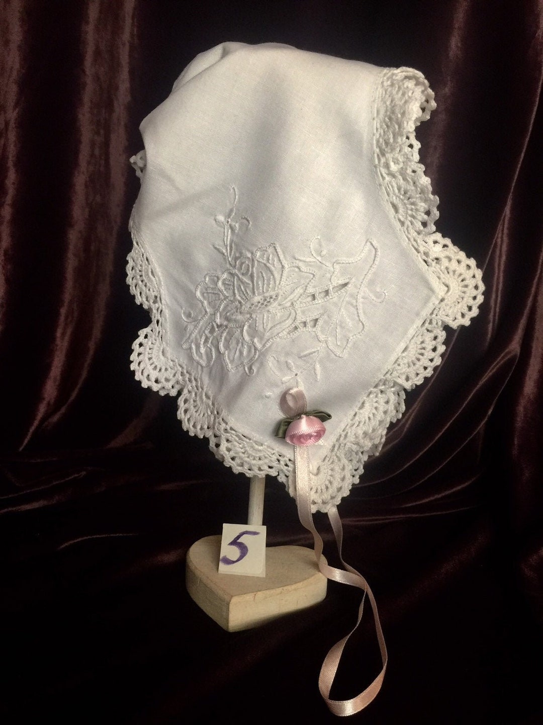 Blessing Bonnet Handcrafted Infant Newborn Christening Baptism Brand ...