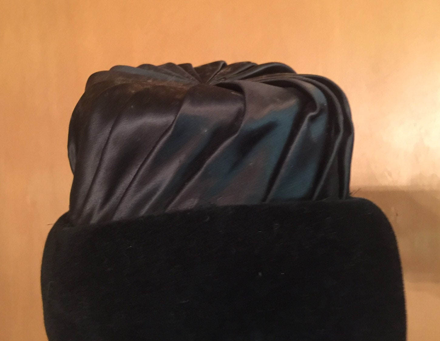 1960s Vintage FIRENZE Velvet Satin Hat Made in Italy Size | Etsy