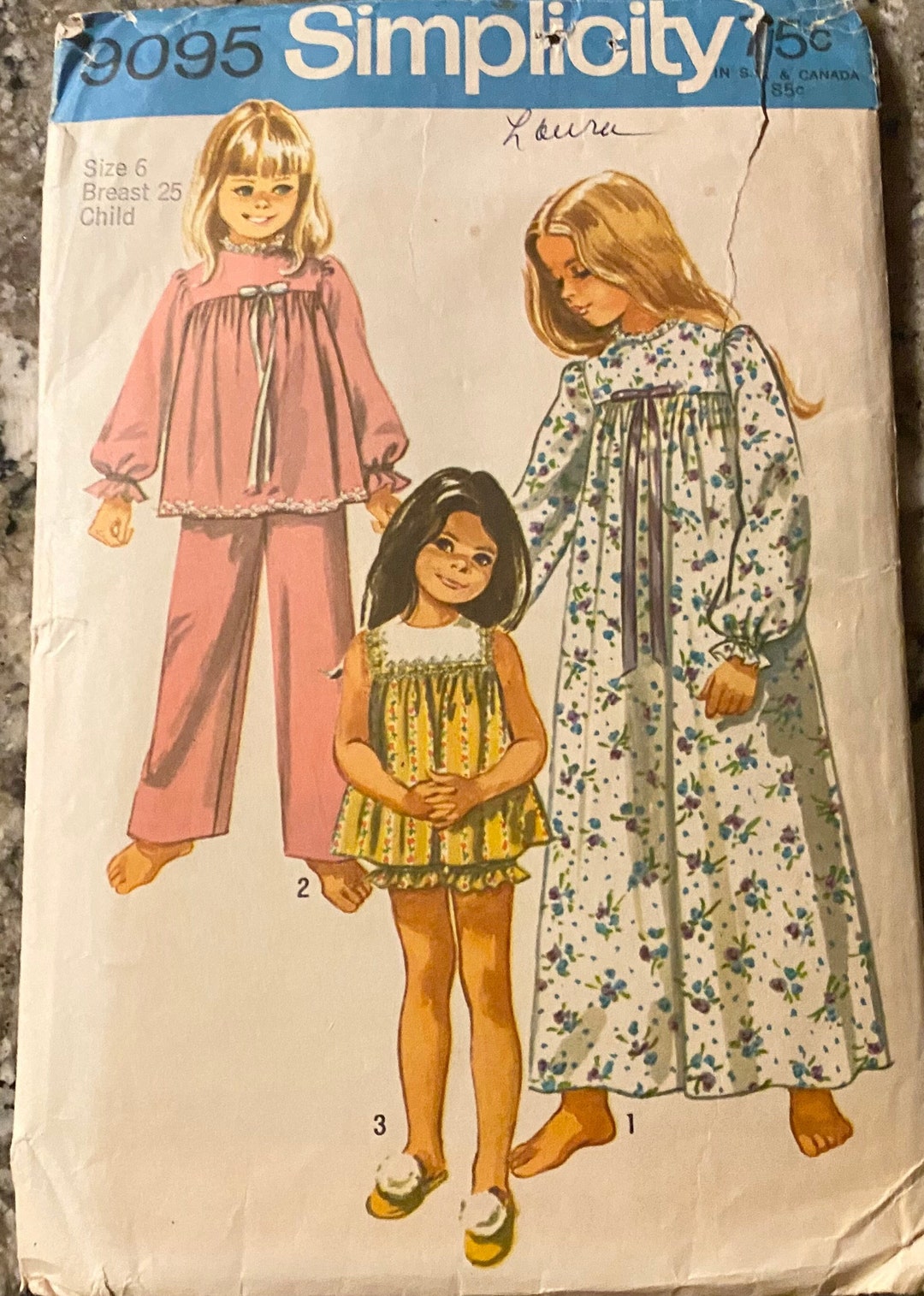 Simplicity Sewing Pattern 9095 Girls' Pajamas in 2 Lengths & Long ...
