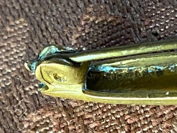 Antique Collar Bar Under Garment Lingerie Pin Bronze … - Gem
