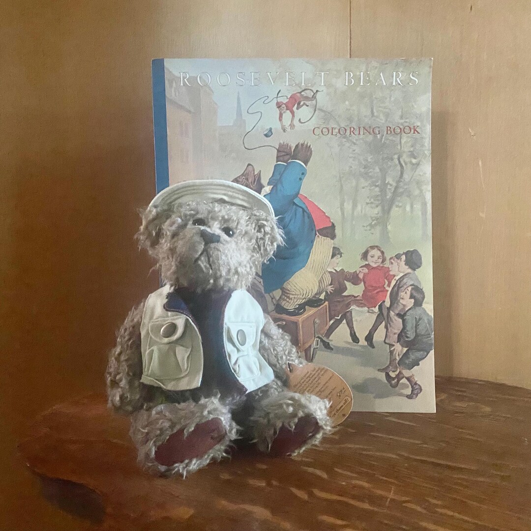 Pickford Teddy Bear & Roosevelt Bears Coloring Book - Brass Button ...