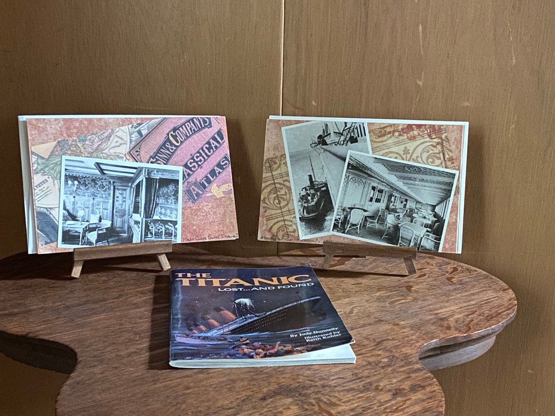 Titanic Vignette Paperback Book 2 Custom Greeting Card Handmade Titanic ...