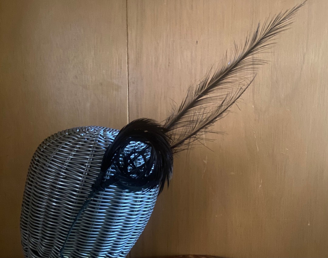 1940s Ostrich Feathers - Millinery Haute Couture Hats and Fascinators ...