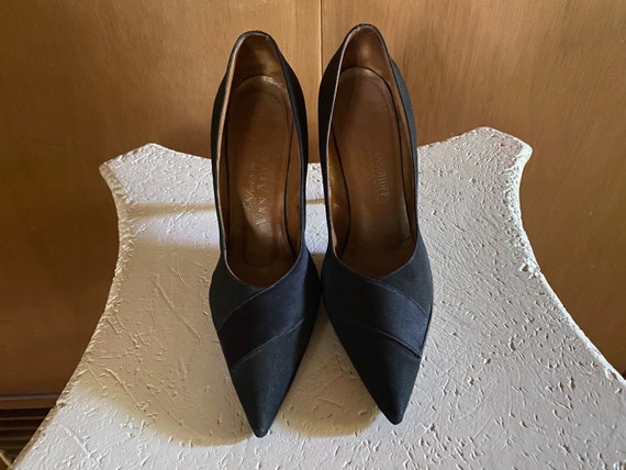 Satin Pump Shoe Stiletto Heels Custom Made Shoes by Van - Etsy