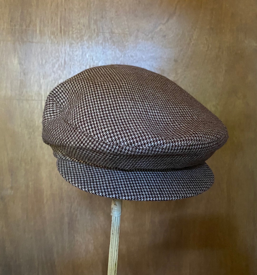 Irish Wool Driving Hat Flat Cap Tweed Beautiful Interior - Etsy