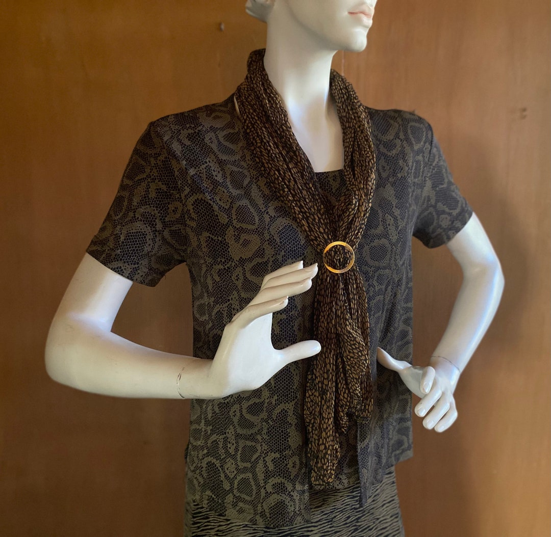 5 Piece Ensemble - Nylon Net - Long Skirt - Short Sleeve Top - Long ...