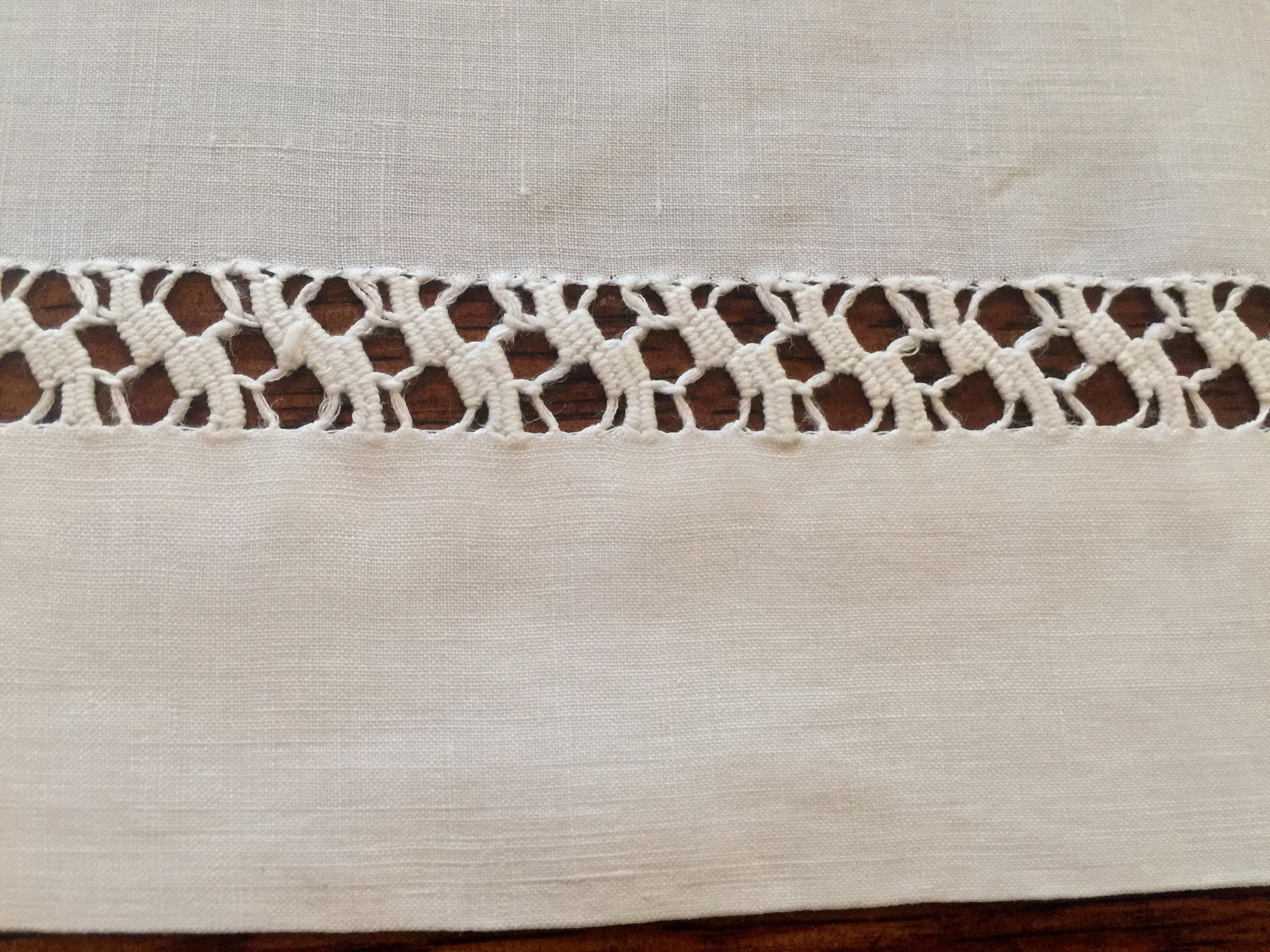 Victorian Dinner Napkin Single Large Monogrammed With A W - Etsy