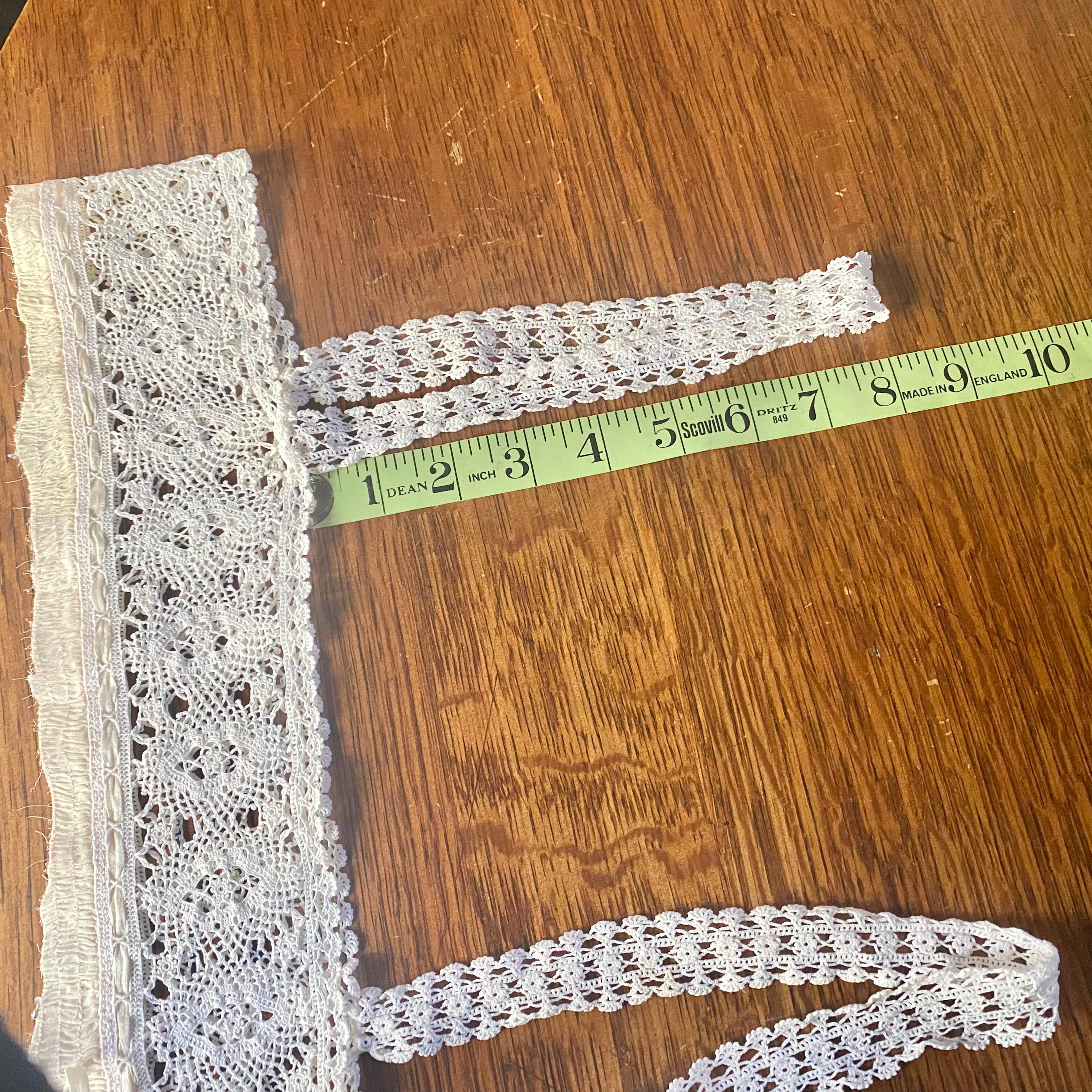 Antique Yoke Hand Crocheted Bobbin Belgian Lace Remnant From 1800s ...