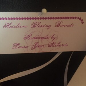 Blessing Bonnet Handcrafted Infant Newborn Christening Baptism Brand ...