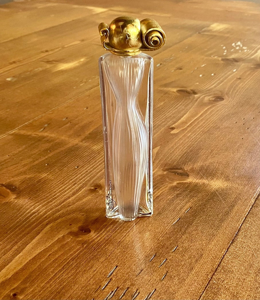 Vintage Perfume Bottle empty Givenchy Organza Indecence Tall Vintage ...