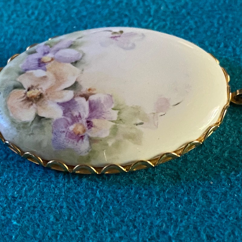 Porcelain Pendant - Etsy