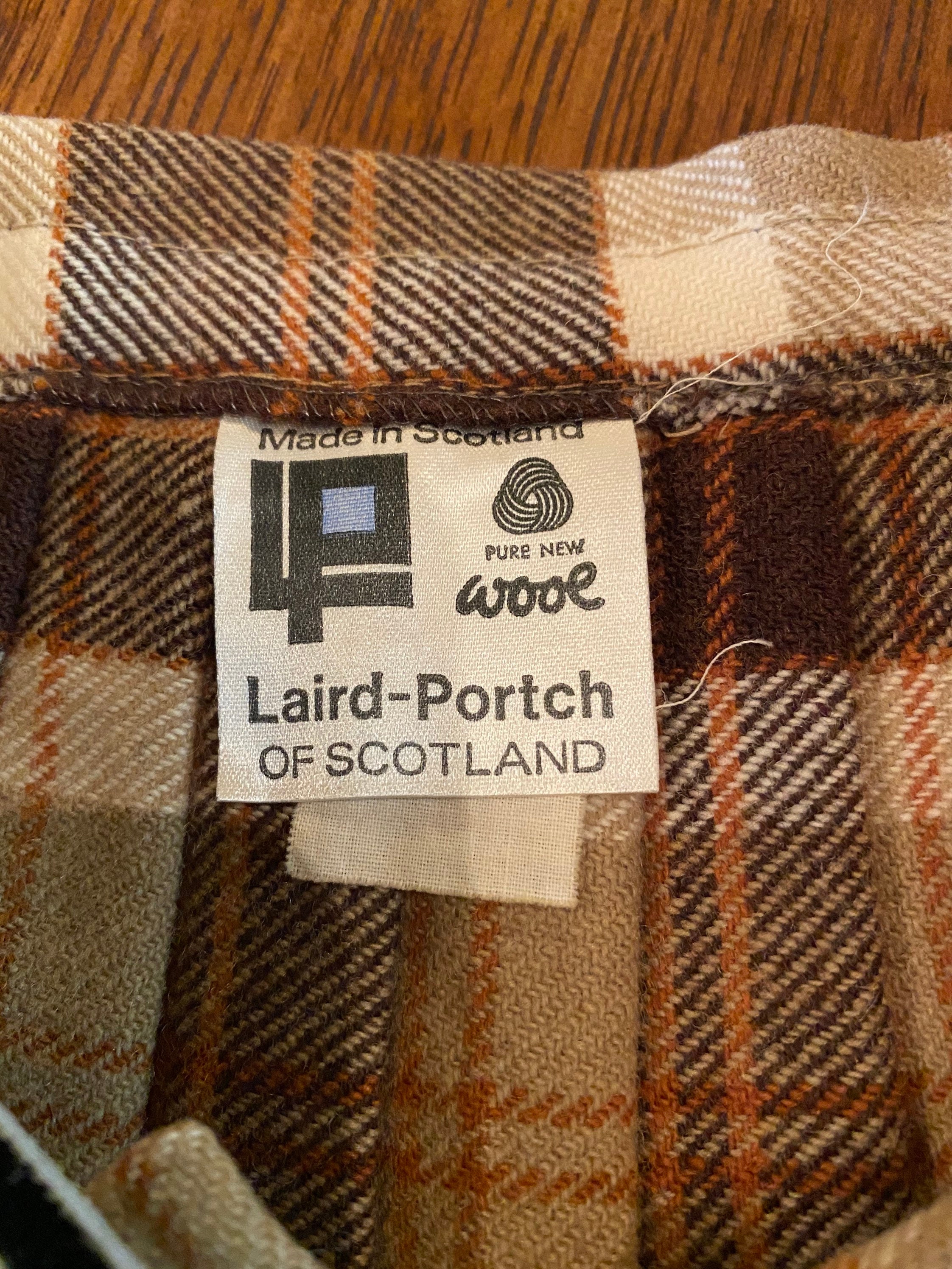 Traditional Scottish Tartan Plaid Kilt Laird Portch of | Etsy