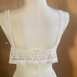 Antique Yoke Hand Crocheted Bobbin Belgian Lace Remnant From 1800s ...
