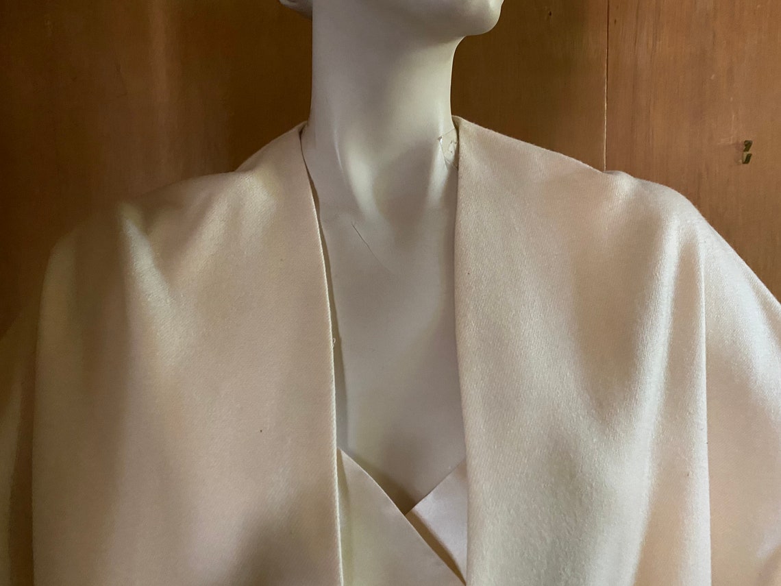 Lightweight Wool Coat Winter White Spring Summer Coat | Etsy