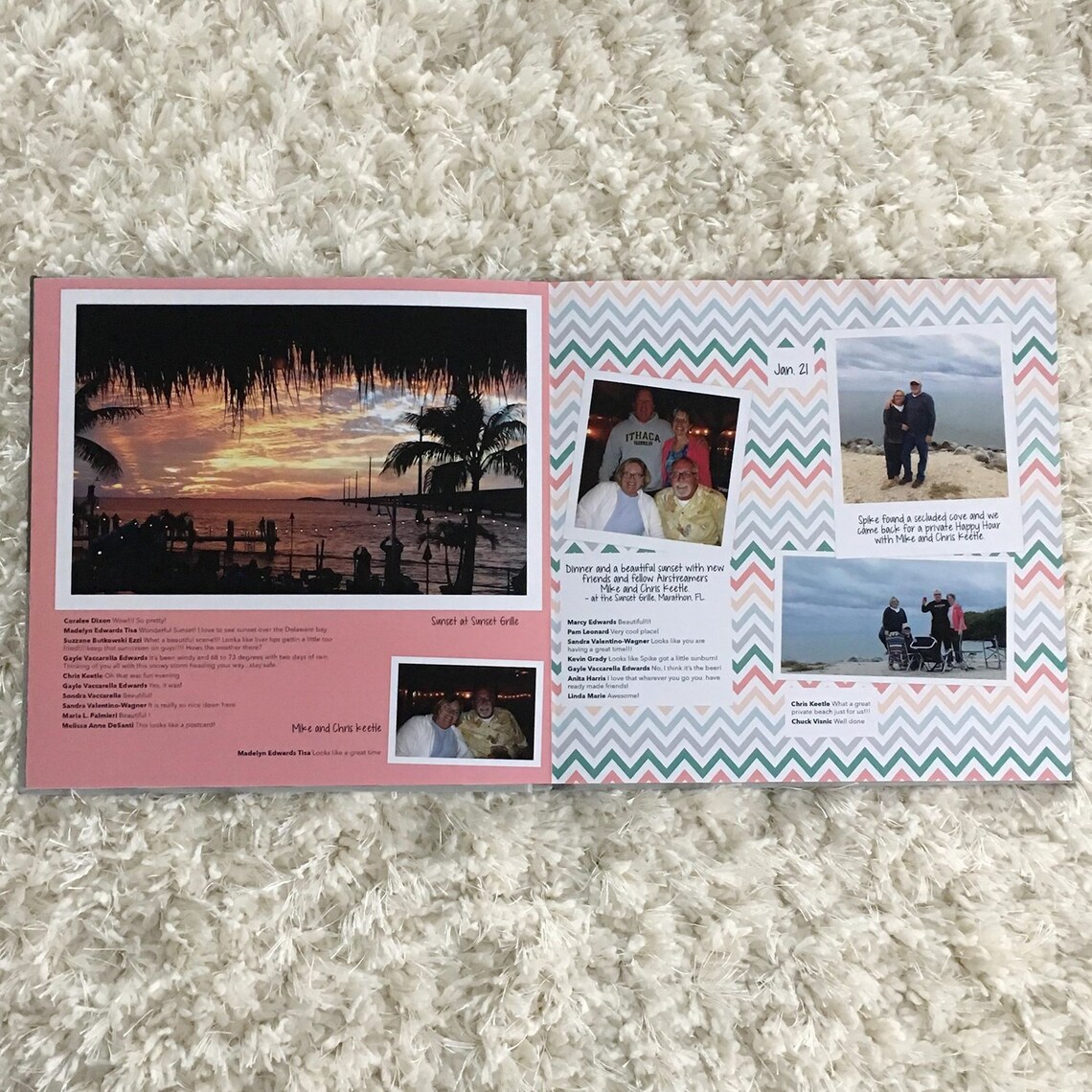 Custom Vacation Photo Album | Digital Photo Book | Family Vacation ...