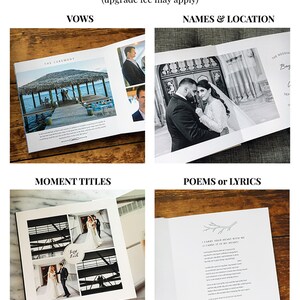 Custom Wedding Album | Custom Photo Book | Wedding Gift Ideas ...