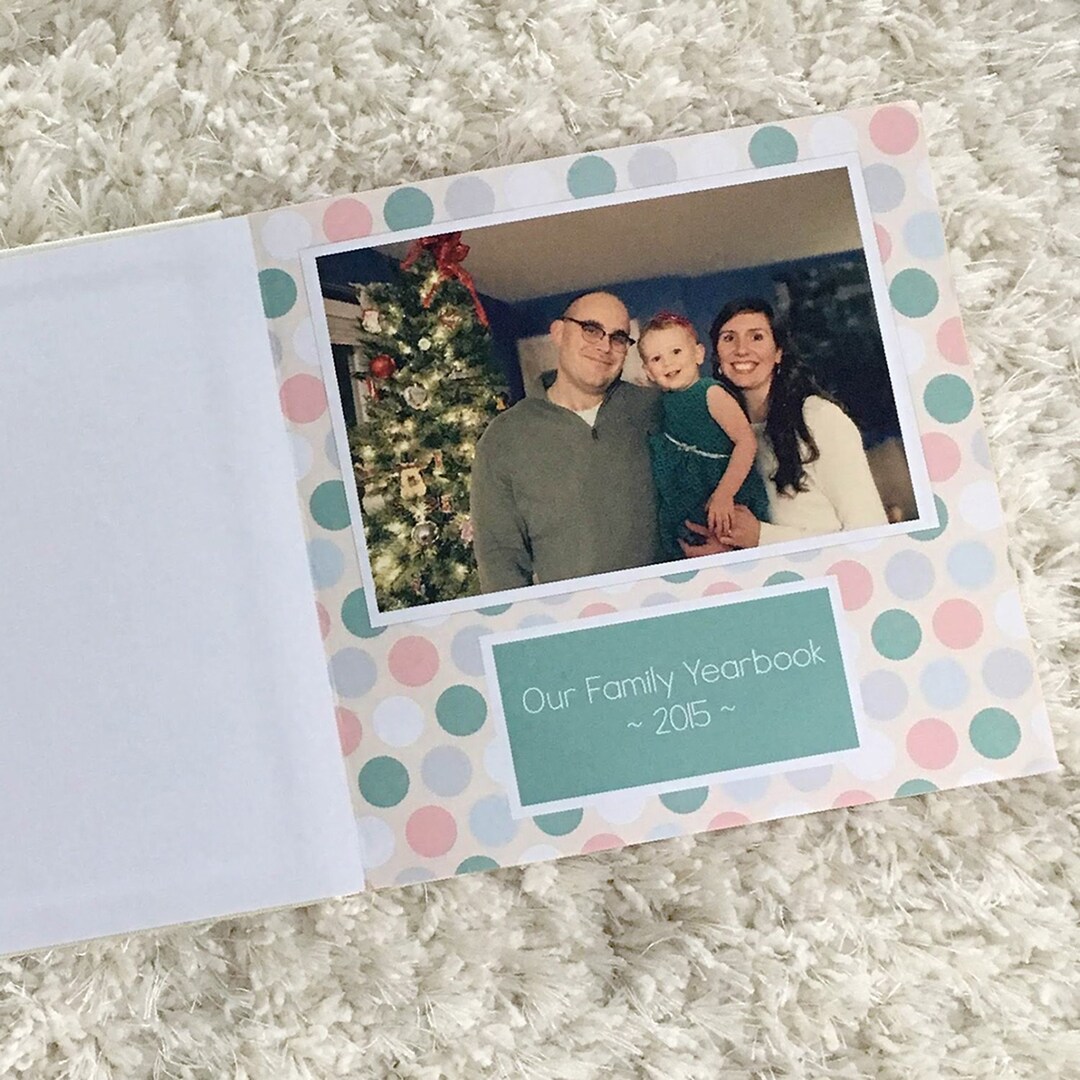 Custom Family Photo Book Yearly Photo Book Family Photo Album Gift for ...