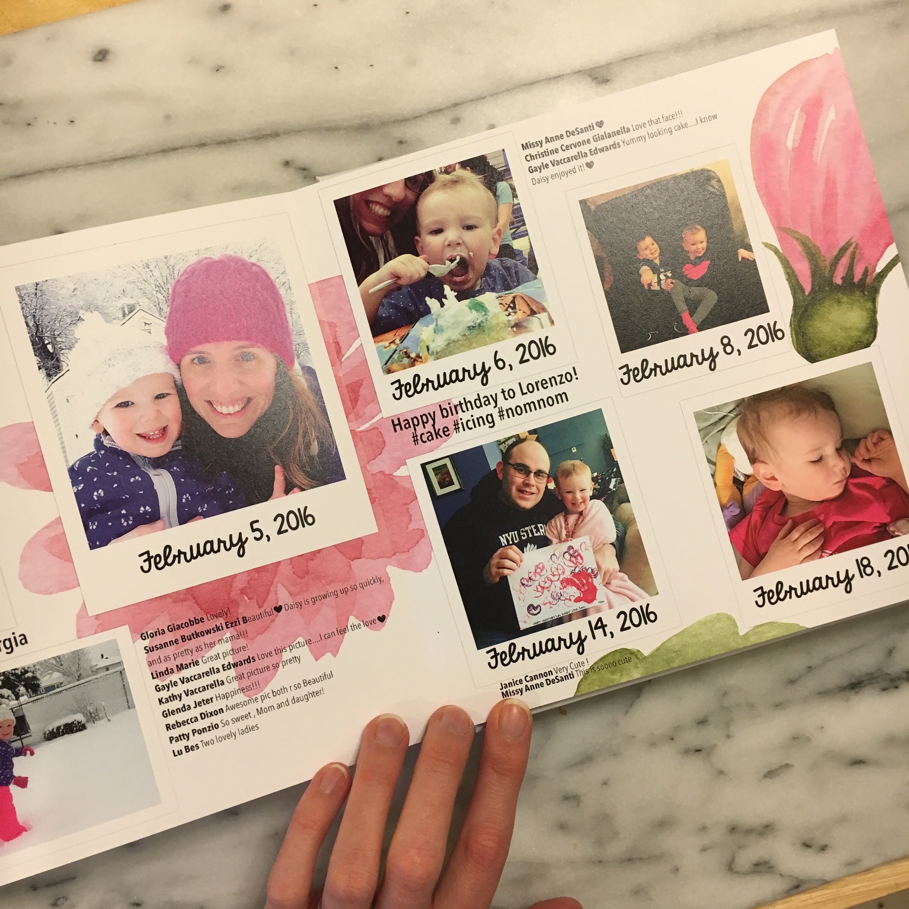 Custom Family Photo Book Yearly Photo Book Family Photo Album Gift for ...