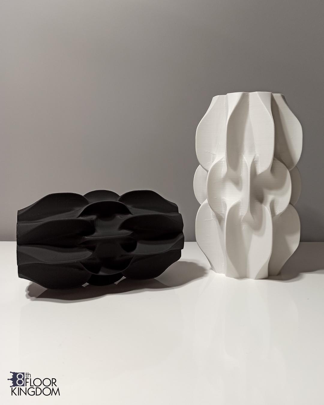 3D Printed Vase: Modern Futuristic Decor, PLA Biodegradable Vase - Etsy UK