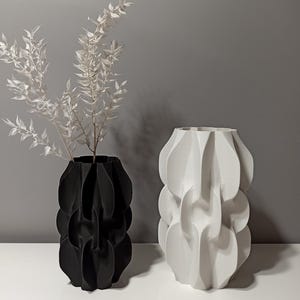 3D Printed Vase: Modern Futuristic Decor, PLA Biodegradable Vase - Etsy UK